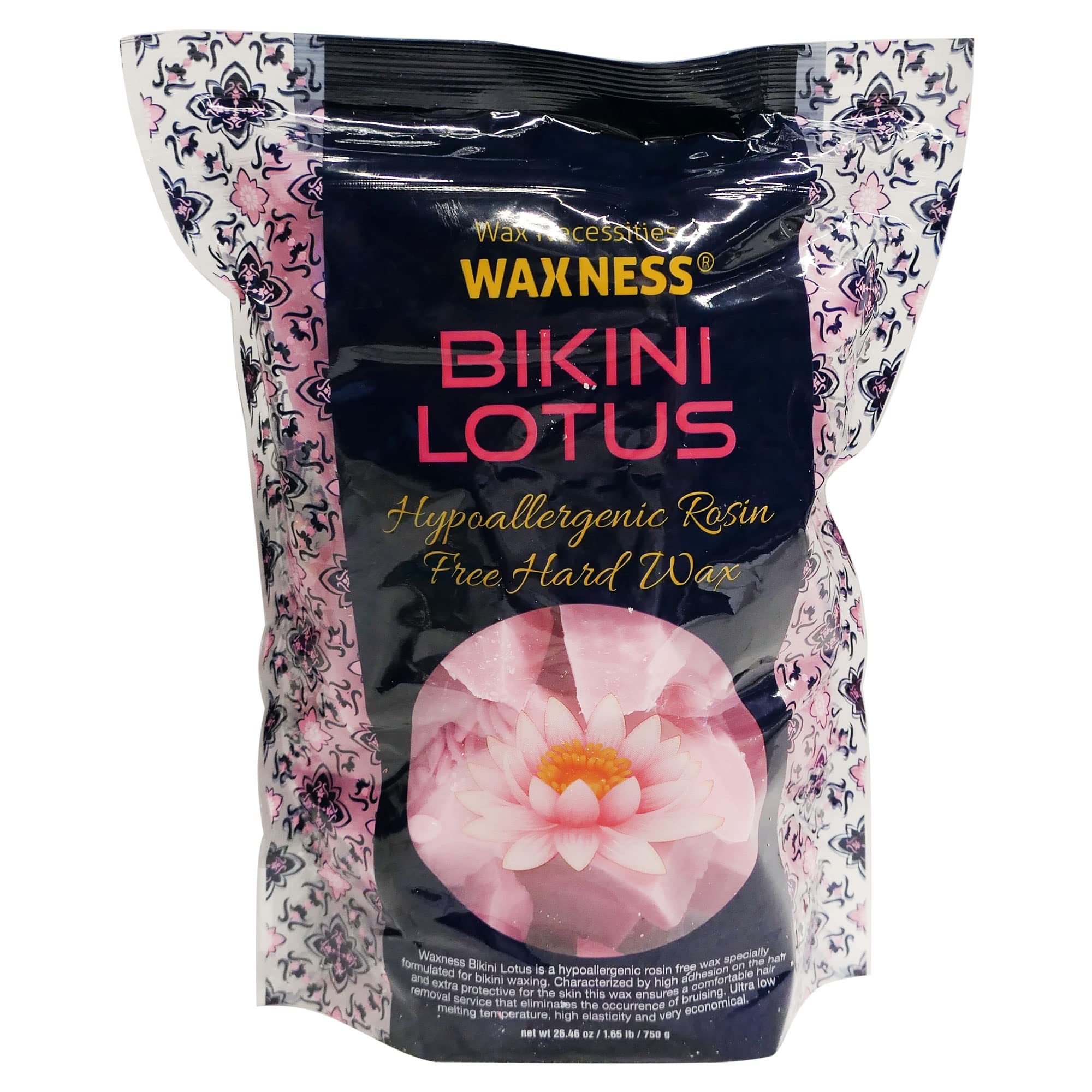 Waxness Premium Rosin Free Bikini Lotus Hard Wax Beads 1.65 lb / 750g