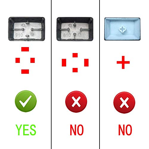 yue Performance Gaming keycaps Replacement for Romer-G Switch Logitech G310 G413 G613 G810 K840 G910 Mechanical Keyboard (Bump 12 Keys, Black)