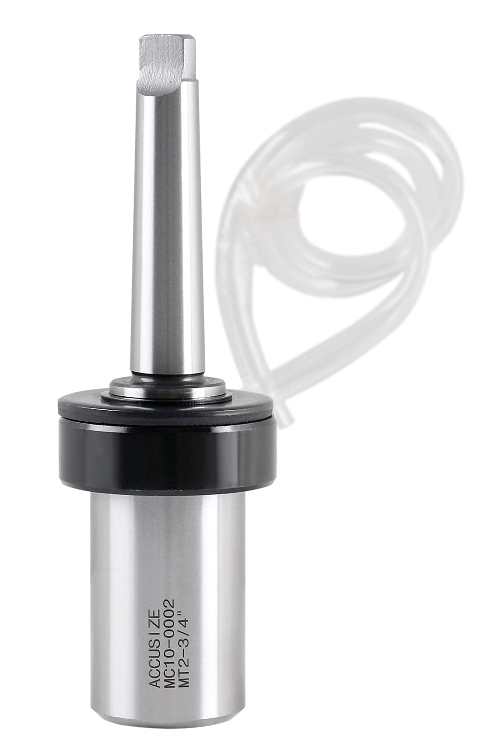 Accusize Industrial Tools Mt2 to 3/4 inch Weldon Shank with Coolant System for Drill-Use Annular Cutter on Drill Press, Mc10-0002