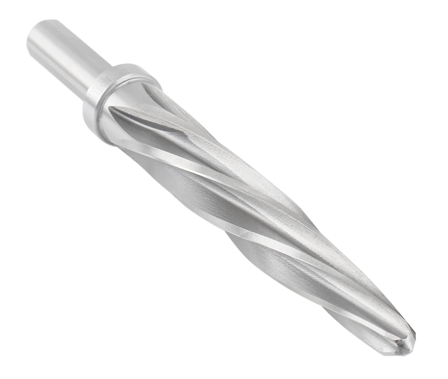 Accusize Industrial Tools Hss Spiral Flute Aligning Reamer, 3/4'' Cutting Diameter, 1/2'' Shank Diameter, 0522-0034