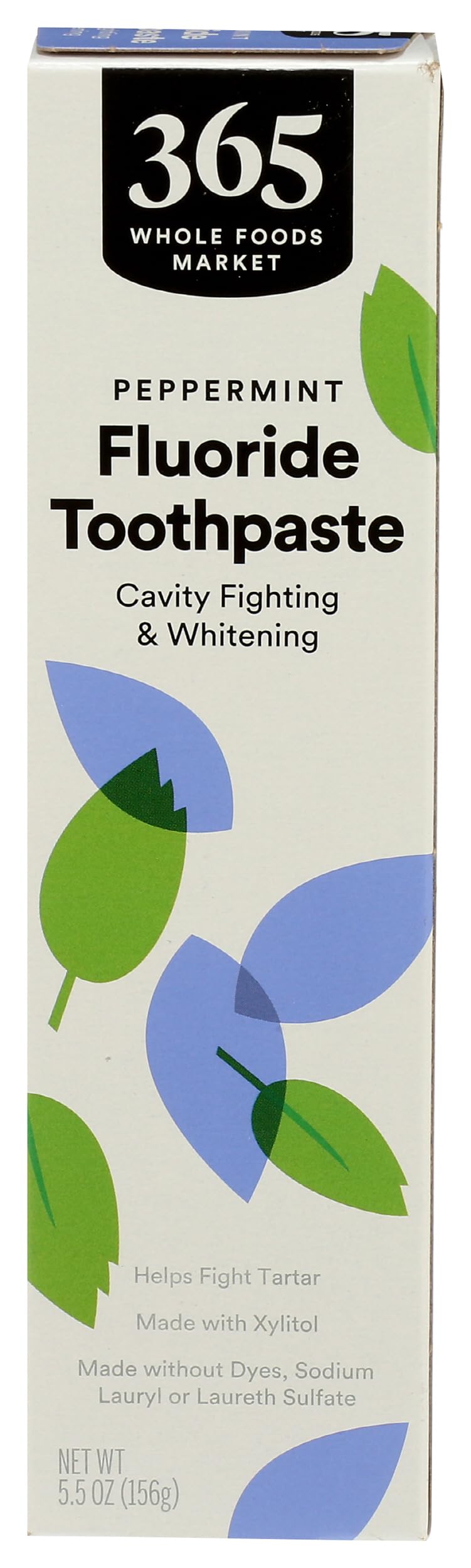 365 by Whole Foods Market, Fluoride Cavity Fighting and Whitening Toothpaste, 5.5 Ounce