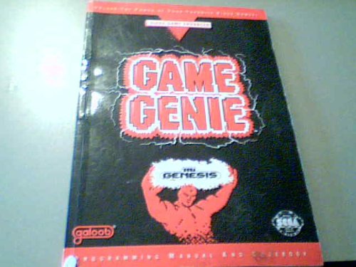 1990, 1991, 1992 Lewis Galoob Toys, Inc. Codemasters Software Co. Ltd. Galoob Video Game Enhancer for Sega Genesis---programming Manual and Codebook---softcover, 162 Pages, Sega Genesis Version