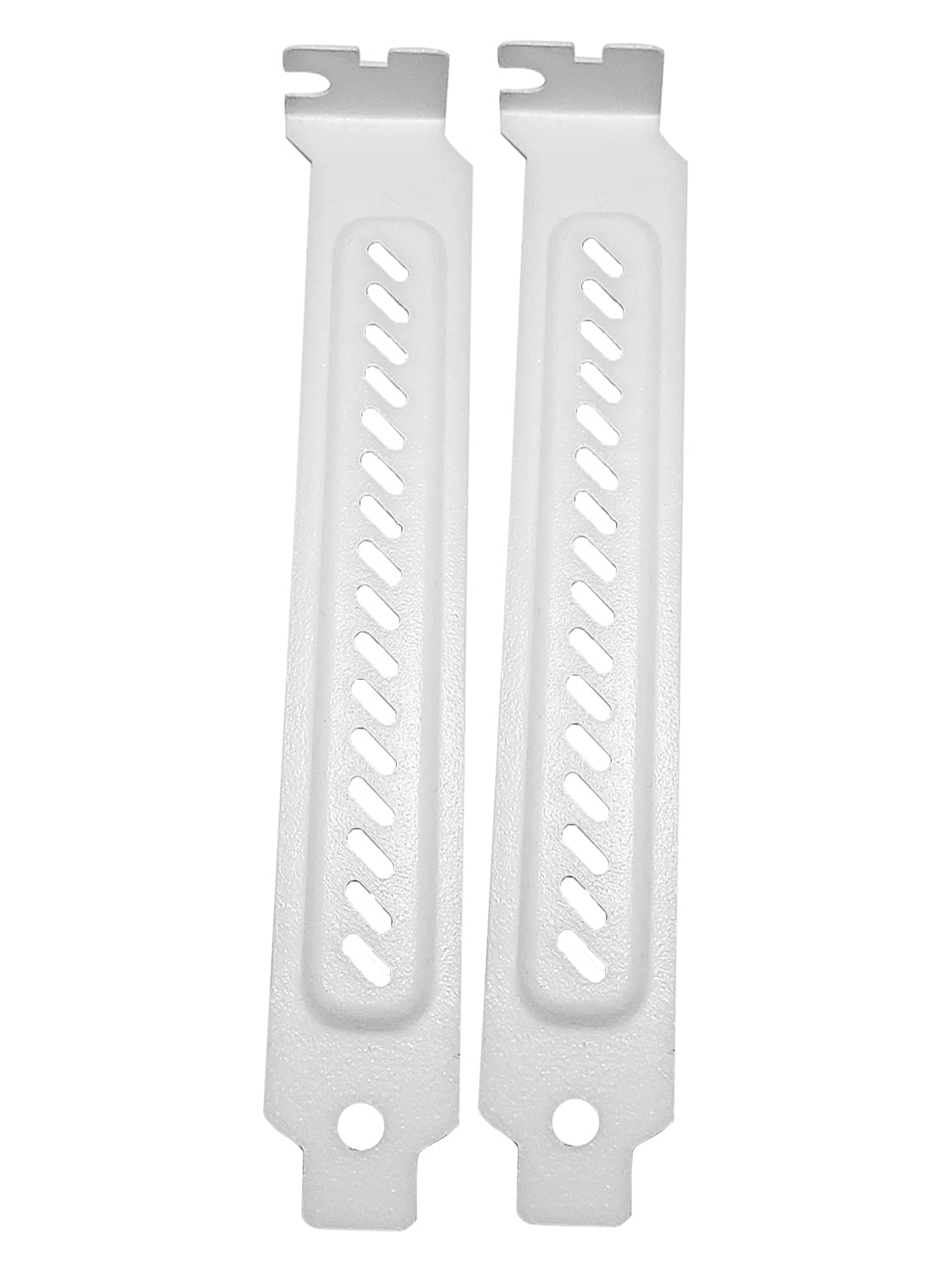 novonest 10 Pieces PCI Slot Cover,System Slot Blanking Panel,Hard Steel Dust Filter Blanking Plate,White