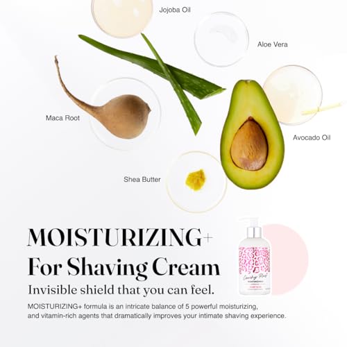 IntiMD Coochy Plus Intimate Shave Cream Sweet Bliss + Pre-Shave Elixir Moisturizer Oil Kit - HydroLock &Moisturizing PLUS Continuous Hydration Reliefs Razor Burn Bump Ingrown Hair