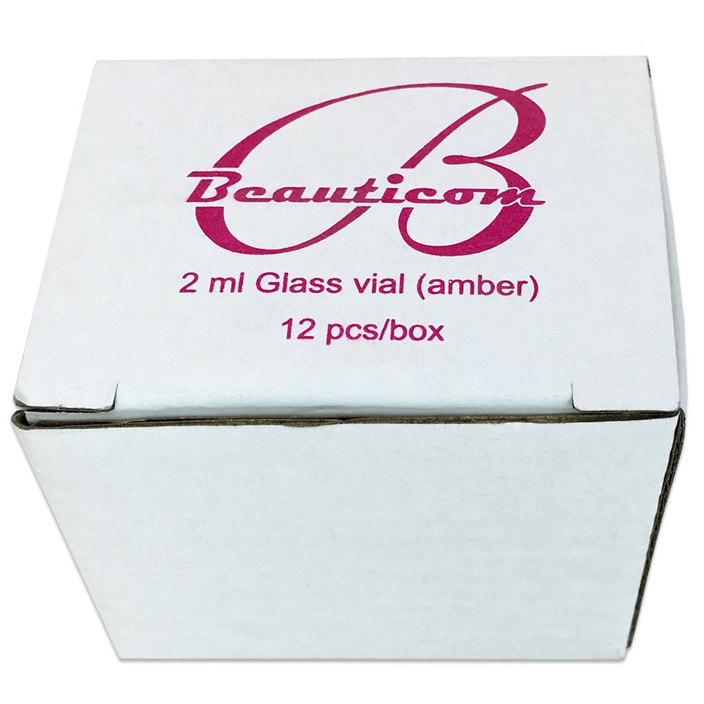 168 Packs Beauticom® 2ML Amber Glass Vial for Essential Oils, Aromatherapy, Fragrance, Serums, Spritzes, with Orifice Reducer and Dropper Top