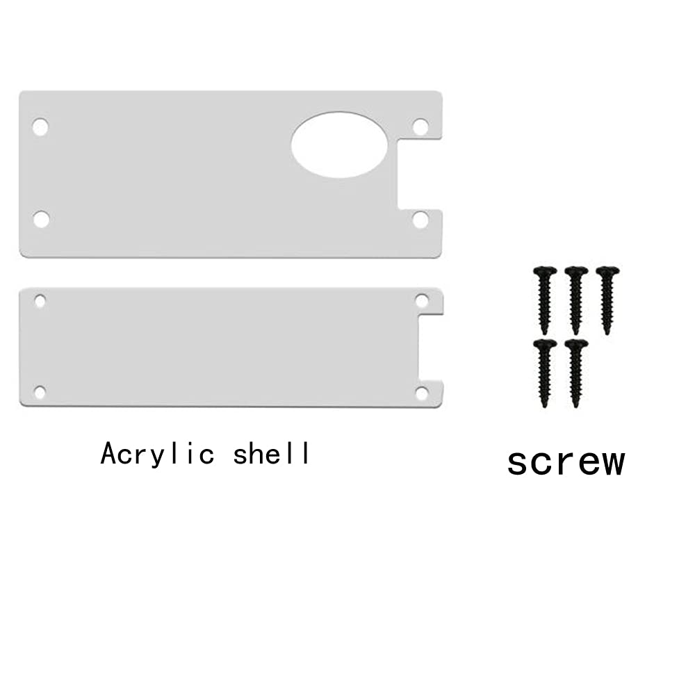 Treedix Compatible with Pi Pico Acrylic Case Development Board Transparent Protective Case Fixing Bracket