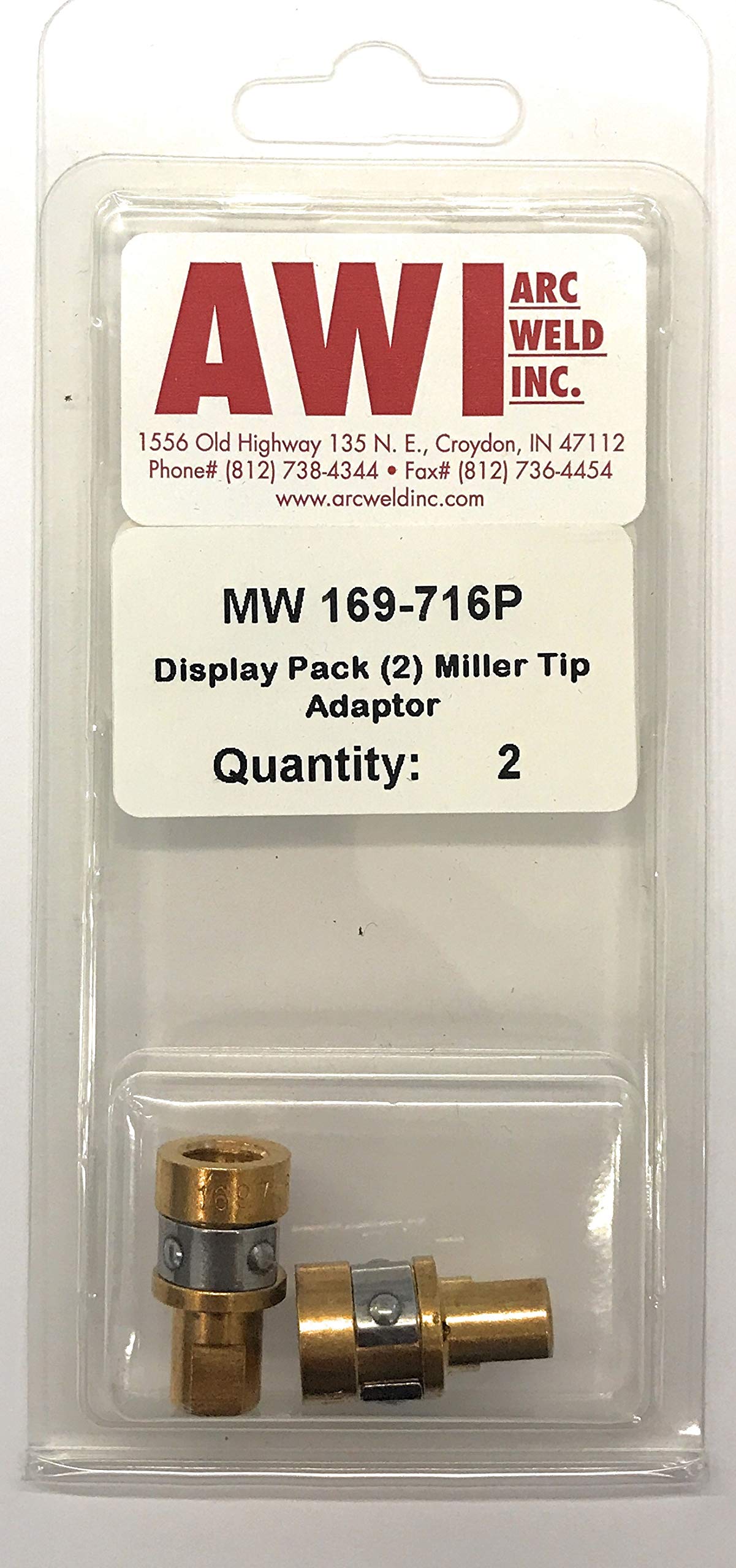 169-716 Miller Style M-Series Gas Diffuser - Arc Weld by Masterweld Pack of (5)