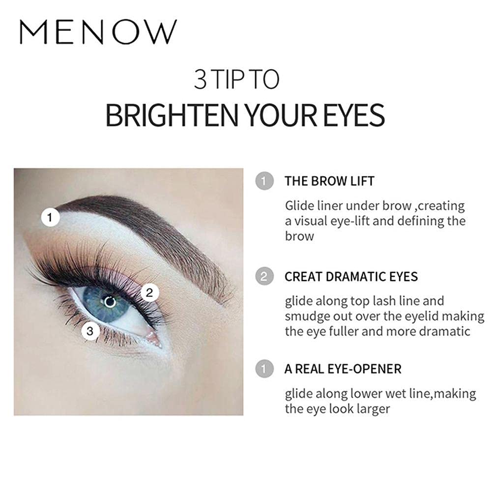Lbaby Eyeliner Pencil Professional Highlighter Eye Liner Pen Waterproof Long Lasting Eyeliner Eye Brighten Makeup Tool for Women Ladies