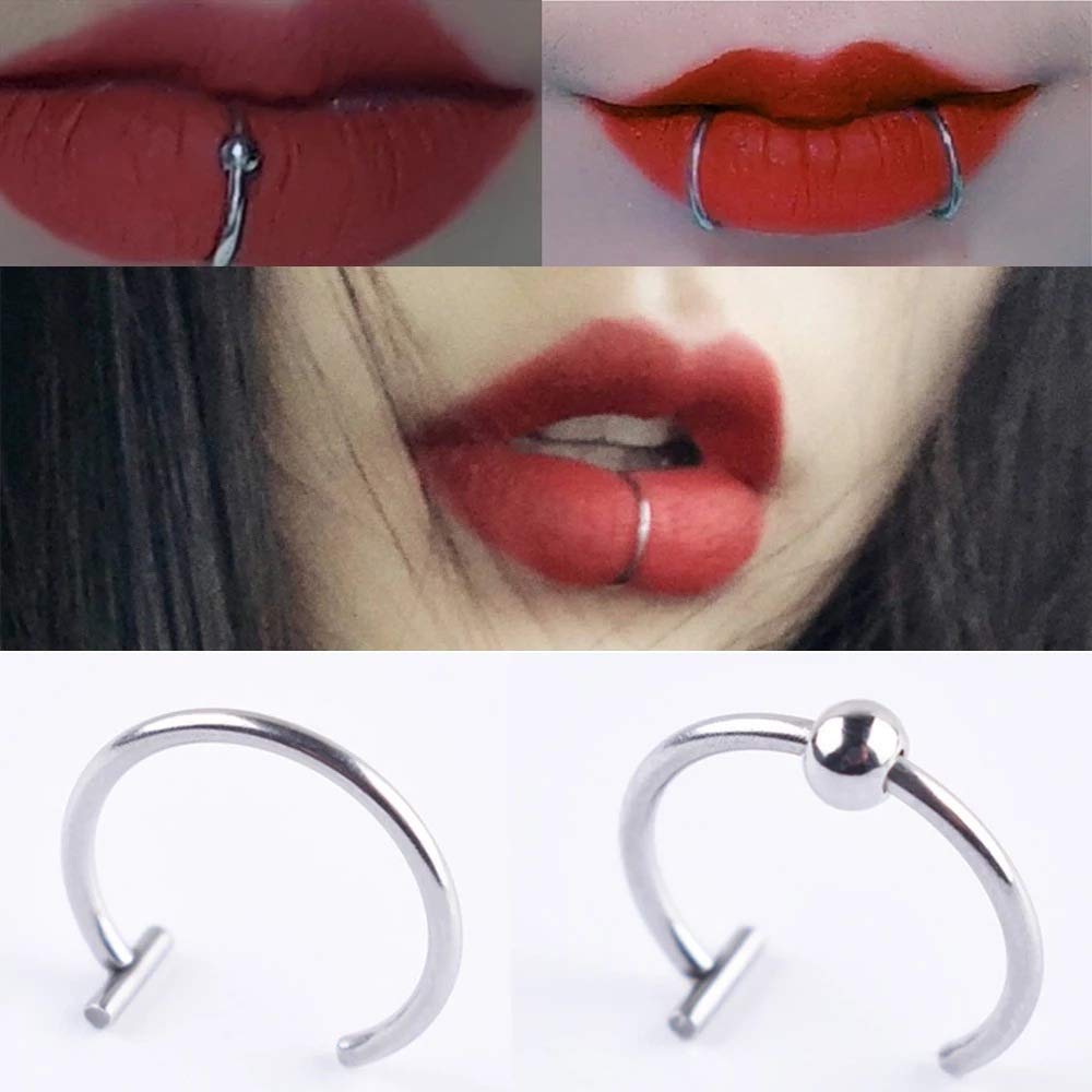 16G 100 Pieces Body Ear Navel Nose Lip Nipple Piercing Needles, Tattoo Supplies