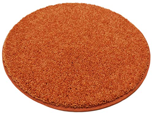 12 Rainbow Kids Crazy Carpet Circle Seats 18” Round Soft Warm Floor Mat - Cushions | Classroom, Story Time, Group Activity, Time-Out Spot Marker and Fun. Home Bedroom & Play Areas - USA Made