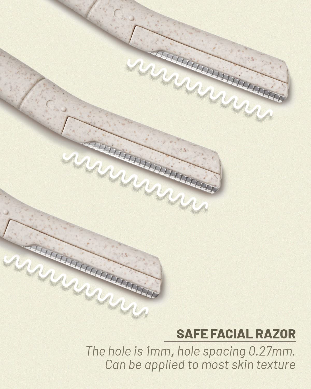 12 Pcs Dermaplane Razor for Women Face, Microblade Eyebrow Razors, Face shavers for Women and Men, Multipurpose Dermaplaning Tool for Face