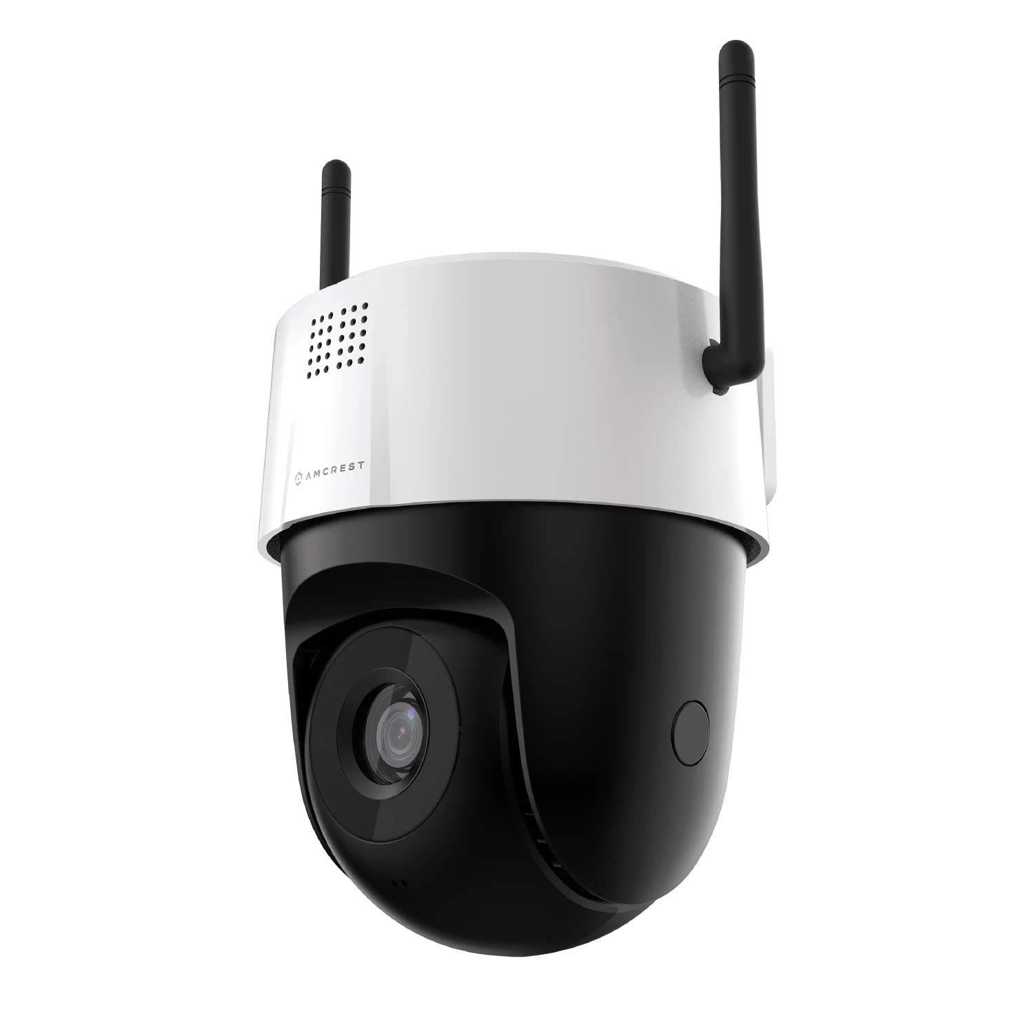 Amcrest 5MP UltraHD Mini AI Outdoor WiFi Camera, Security IP Camera with Two-Way Audio, 98ft Full Color Nightvision, Remote Viewing, 5-Megapixel, Wide 106° FOV, IP5M-1190W (White)