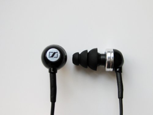 6pcs Small (S) Black Soft Triple Flange Replacement Eartips Earbuds Set Compatible with Sennheiser IE Series, CX Series, CXC Series, CXL Series, OCX Series, and MM Series in Ear Earphone Headsets