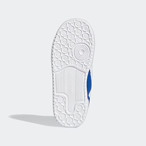 adidas Originals Kids Forum Low Sneaker, White/Team Royal Blue/White, 7 US Unisex Toddler