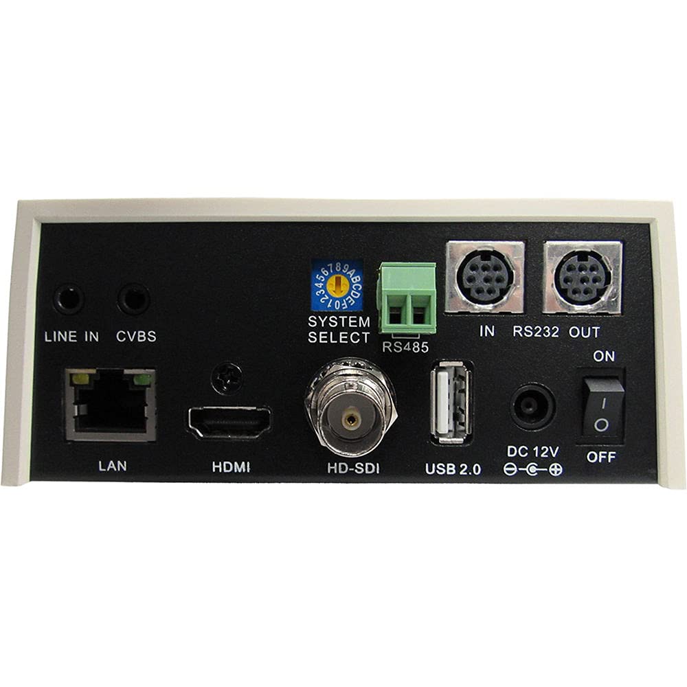 PTZOptics 30X-SDI Gen 2 Live Streaming Broadcast Camera (White) (PT30X-SDI-WH-G2) + PT-Joy-G4 4D IP Controller (GEN4) - Camera and Joystick Controller Bundle