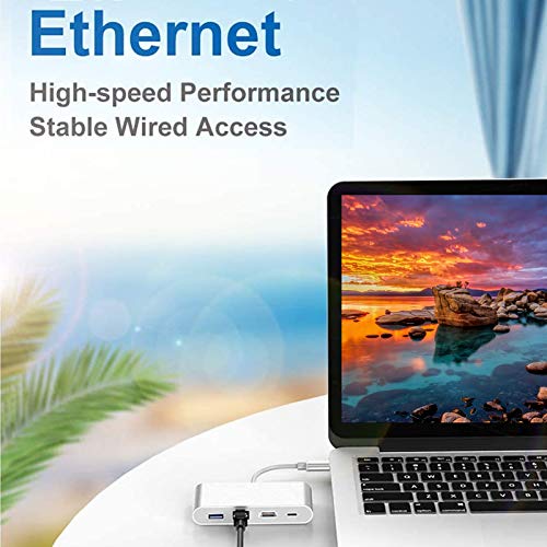 Type-C Adapter RJ45 Powerful Heat Dissipation All‑Round Enhancement Type‑C Adapter for Home Office