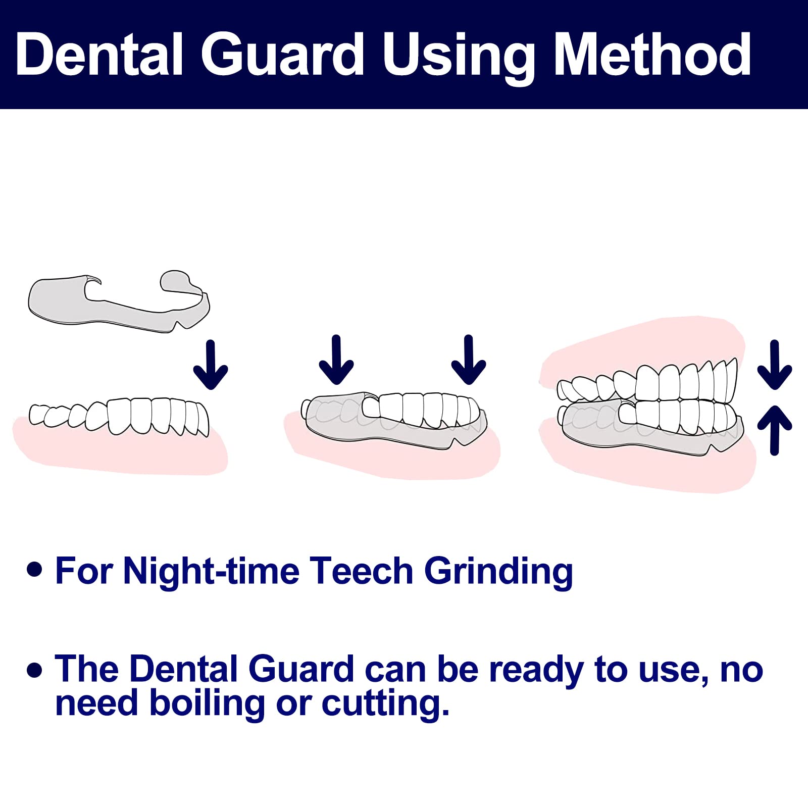 16PCS Mouth Guard for Grinding Teeth - Comfort-Fit Dental Night Guard with Portable Container Case for Clenching Teeth