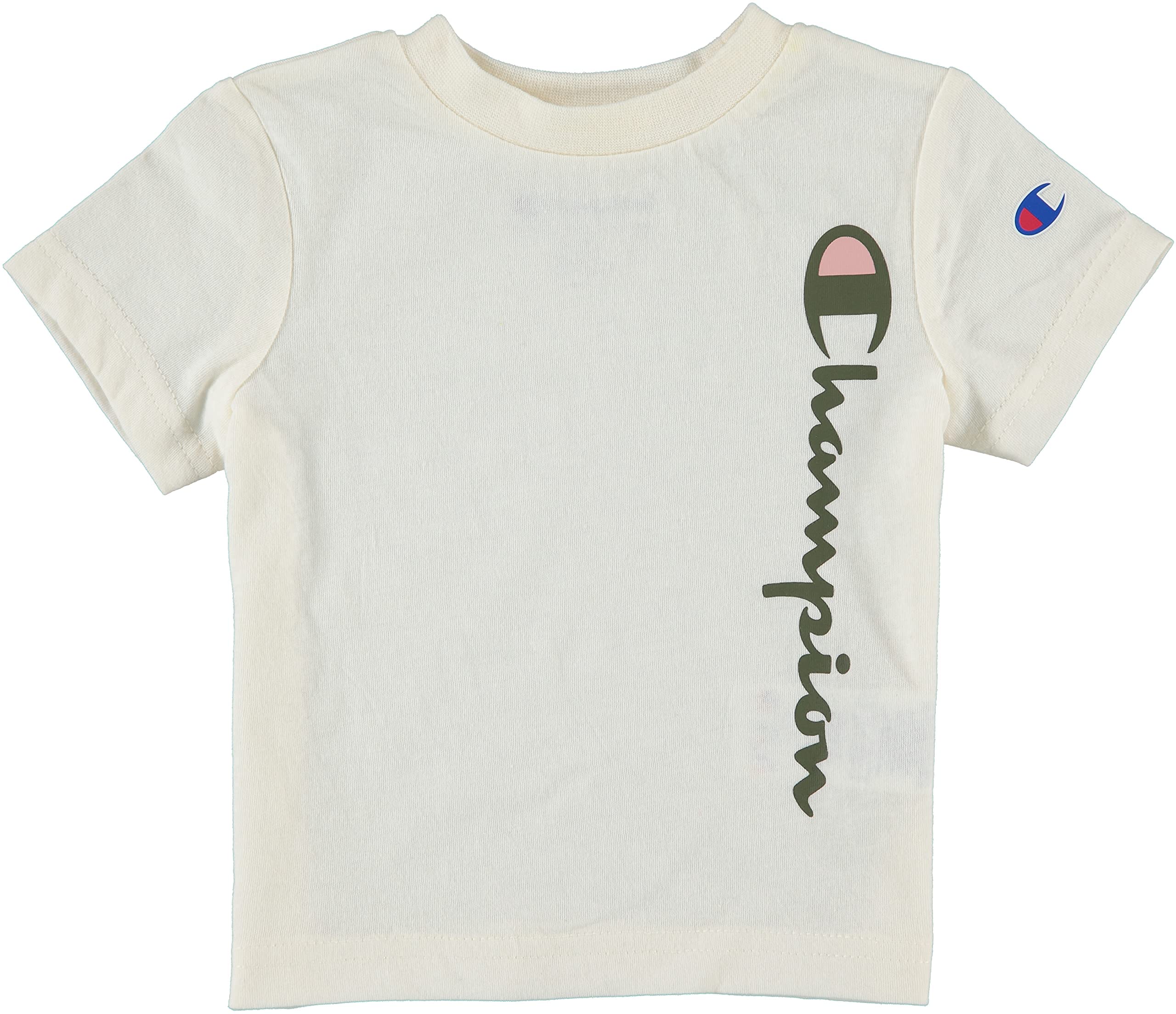 Champion Sets Baby Boy Newborn Two Tees and Fleece Pant 3 Piece Set Baby Clothes (Desert Camo SS/Natural SS/Cargo Olive Fleece, 0-3 Months, 3_months)