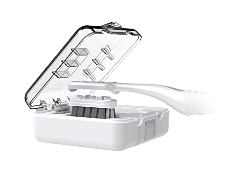 Ooak Eco-Friendly V-Eco Toothbrush with a Replaceable Brush Head System with 1 Additional Replacement Head - Silver Chrome