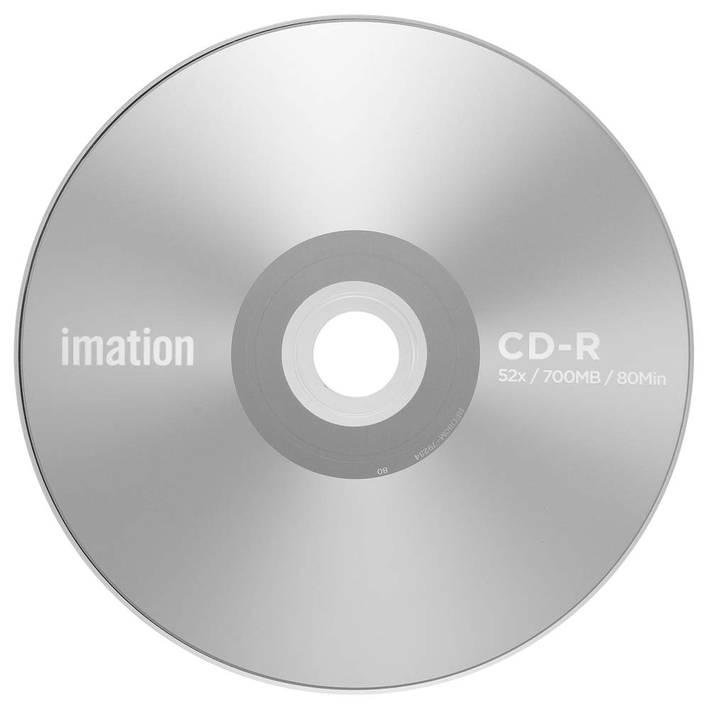 150 Pack Imation CD-R 52X 700MB/80Min Branded Logo Blank Media Recordable Data Disc