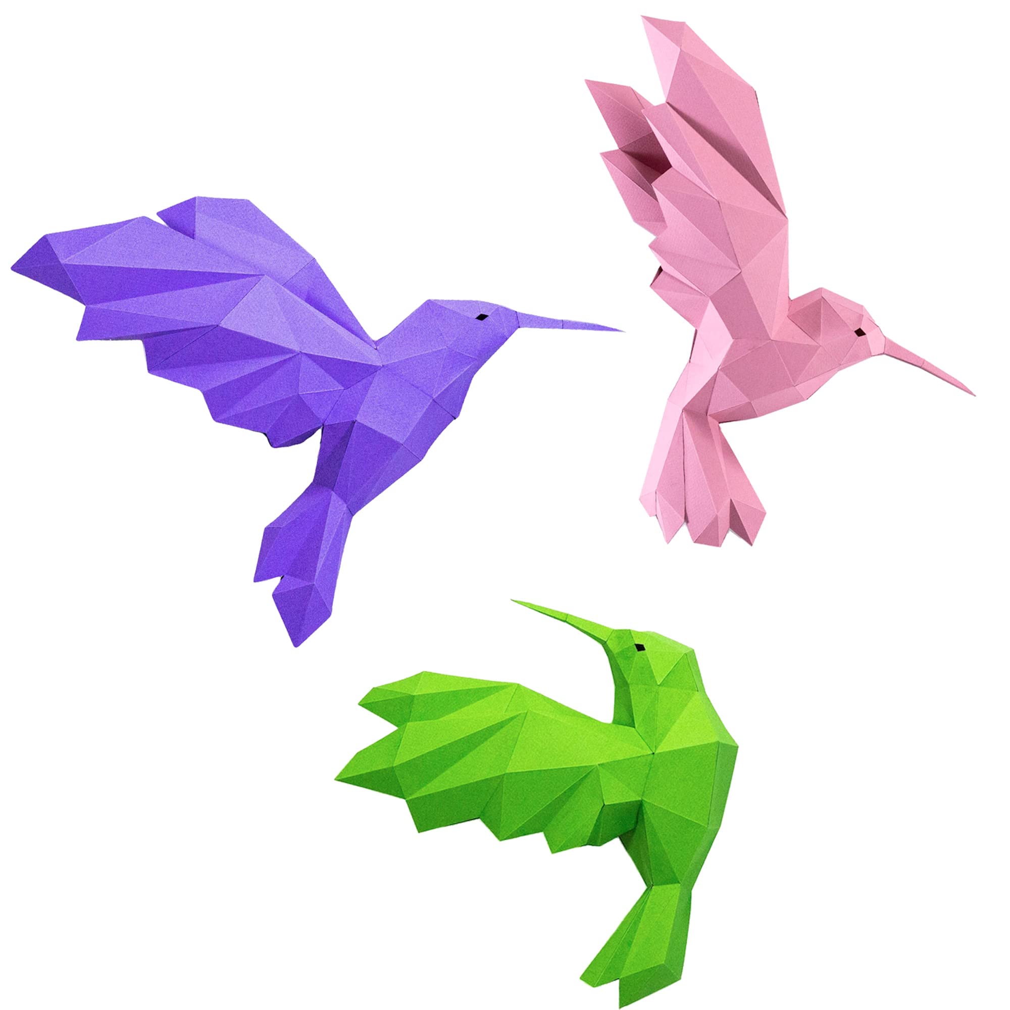 3D Paper Animal Wall & Art Decor - Pre-fold & Pre-cut Papercraft 3D Animal Model Kits - 250 GSM Puzzled 3D Origami Paper - DIY 3D Puzzle by PaperCraft World - Bunny