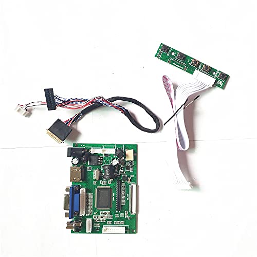 for N156BGE-L11/L21/L31/L41/L51/L52/L61/L62/LA1/LB1 LCD Screen 1366 * 768 LVDS HDMI-Compatible+VGA+2AV WLED 40-Pin Control Board (N156BGE-L11)
