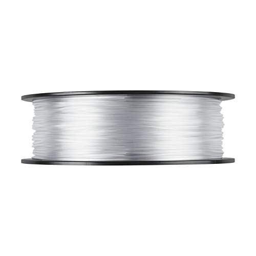 Dremel DigiLab PETG-TRA-01 3D Printer Filament, 1.75 mm Diameter, 0.75 kg Spool Weight, Color Translucent, RFID Enabled, New Formula and 50 Percent More per Spool