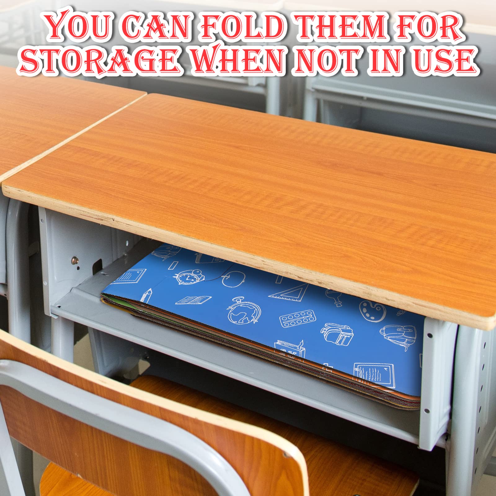 12 Pcs Student Table Dividers Test Shields Classroom Tabletop Privacy Folders Panel Student Desk Privacy Boards Study Carrel Screen Reduces Distractions for Teachers School Testing Home (Colorful)