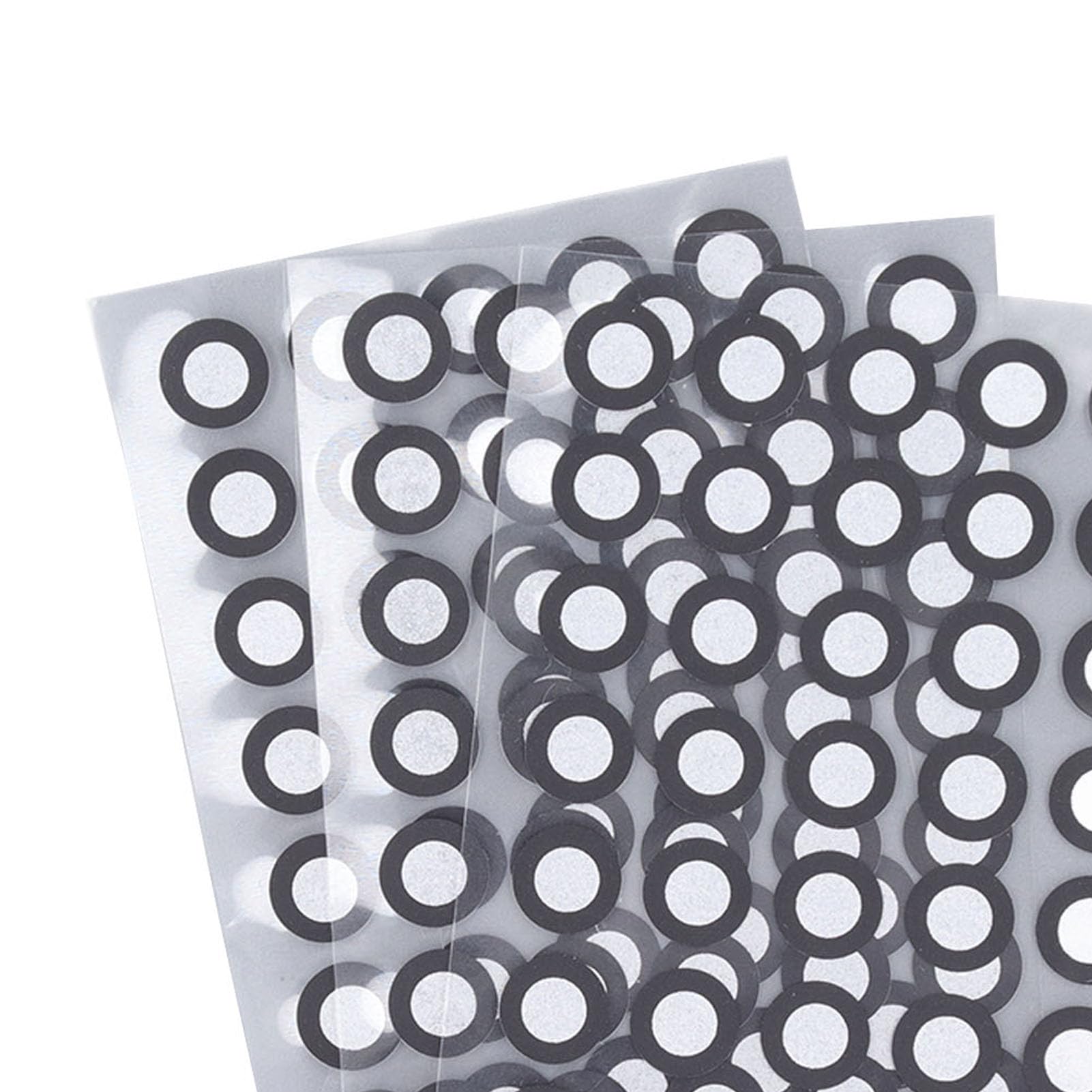 150Pcs 3D Scanning Diffuse Reflection Markers, 6.0mm Positioning Targets with Black 3D for 3D Scanner, 3D Tracking Dot, Renewed Alignment for Testing