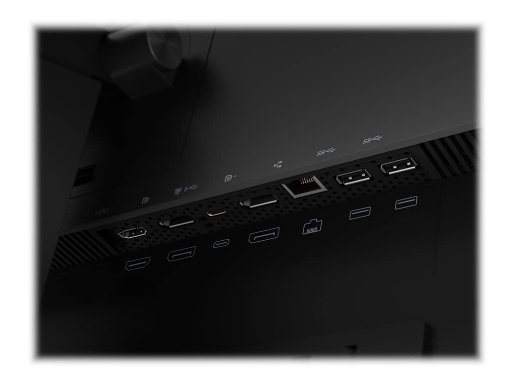 Lenovo ThinkVision P24h-2L - LED Monitor ThinkVision P24h-2L, W126087992 (Monitor ThinkVision P24h-2L, 60.5 cm (23.8), 2560 x 1440 Pixels, Quad HD, LED, 6 ms, Black)