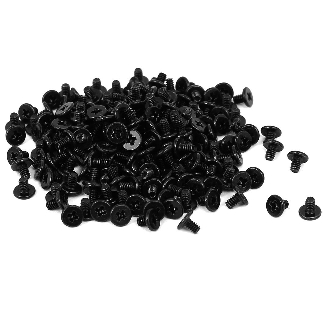 Aexit CM2x3mm Flat Cleaning & Repair Head Phillips Tablet PC Laptop Computer Back Cover Computer Screws Screw 200pcs