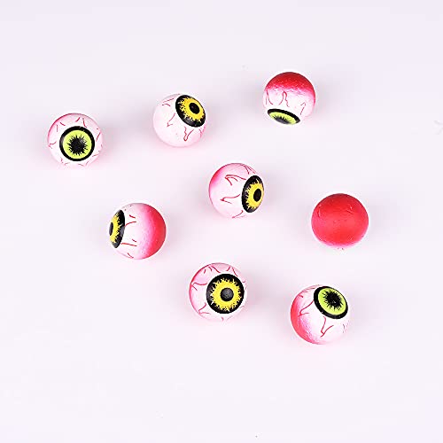 Halloween Party Decorations Supplies Indoor - Fake Eyes Eyeballs Horror Scary Outdoor Stuff 35mm (1.38") 8Pcs Simulation Props Favors