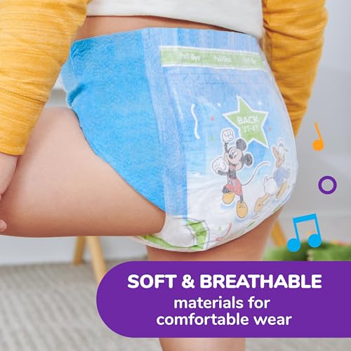 Pull-Ups Boys' Potty Training Pants, Size 4T-5T Training Underwear (38-50 lbs), 17 Count
