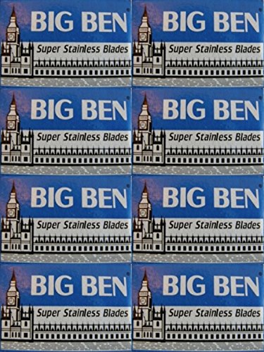 40 Big Ben Super Stainless Double Edge Razor Blades