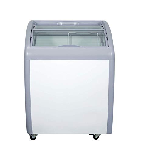 Ancaster Food Equipment 160L Capacity Glass Top Ice Cream Freezer