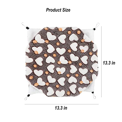 2 Pieces Guinea Pig Rat Hammock, Bunkbed Guinea Pet Small Animal Hanging Hammock Hamster Ferret Cage Accessories Toys Bed for Small Animals Chinchilla Parrot Ferret Squirrel Sugar Glider Playing