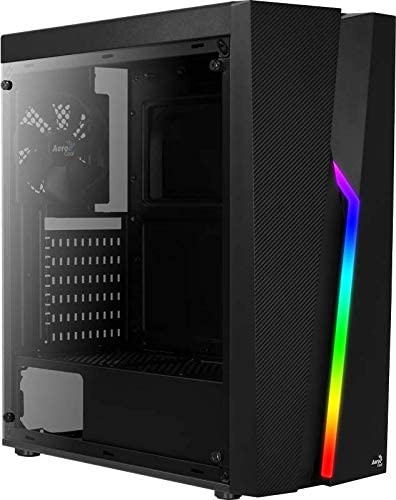 AeroCool Bolt-G-BK Tempered Glass RGB Mid Tower
