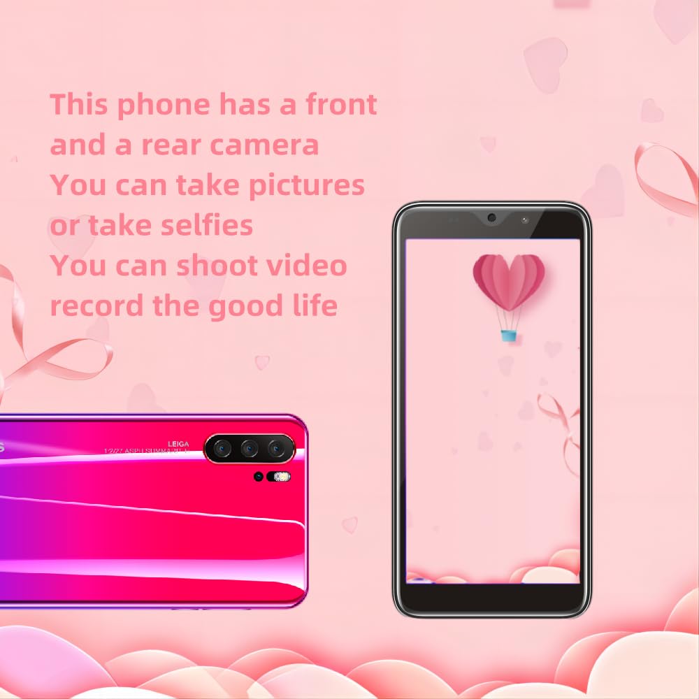 1GB RAM 8GB ROM,X10 Android Smartphone, 5.72-inch IPS Full-Screen,Front and Rear Cameras,Only Supports Dual SIM Card Frequency Band of 3GWCDMA :850/2100MHZ,Unlocked Cell Phone (red)