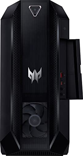 Acer Predator PO3-630 Gaming Desktop PC (Intel i7-11700 8-Core, 128GB RAM, 2x8TB PCIe SSD RAID 1 (8TB), GeForce RTX 3070, WiFi, Bluetooth, Backlit KB, HDMI, USB 3.2, Display Port, Win 11 Pro)