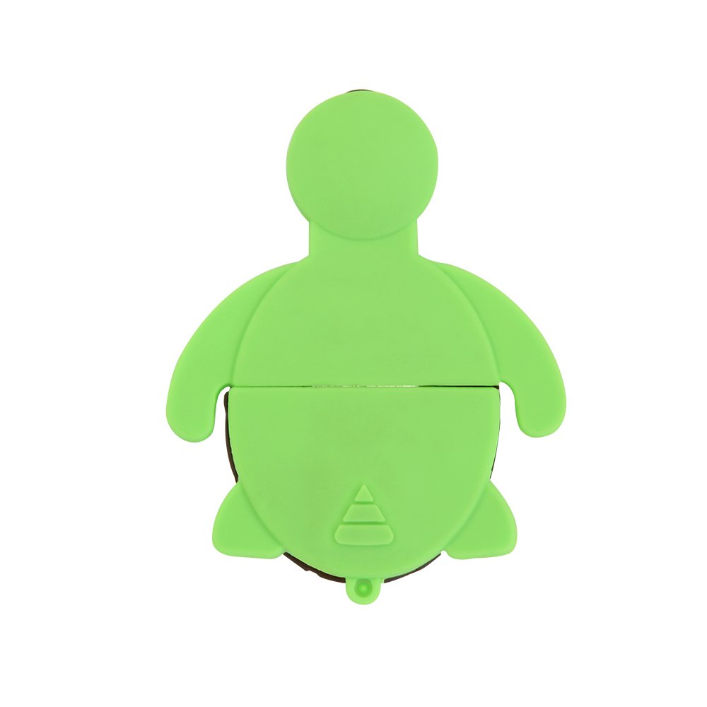 128GB USB Flash Drive, Cute Cartoon Turtle Shaped Thumb Drive, Novelty USB Stick for Data Storage and Backup, Funny Flash Drive for PC/Tablets/Mac/Laptop-Green