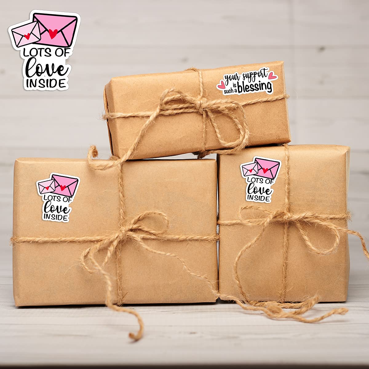 Wailozco 1.5'' Special Surprise Inside Stickers,Thank You Stickers,Handmade Stickers,Business Stickers,Envelopes Stickers for Online Retailers,Handmade Goods,Small Business,500 Labels Per Roll