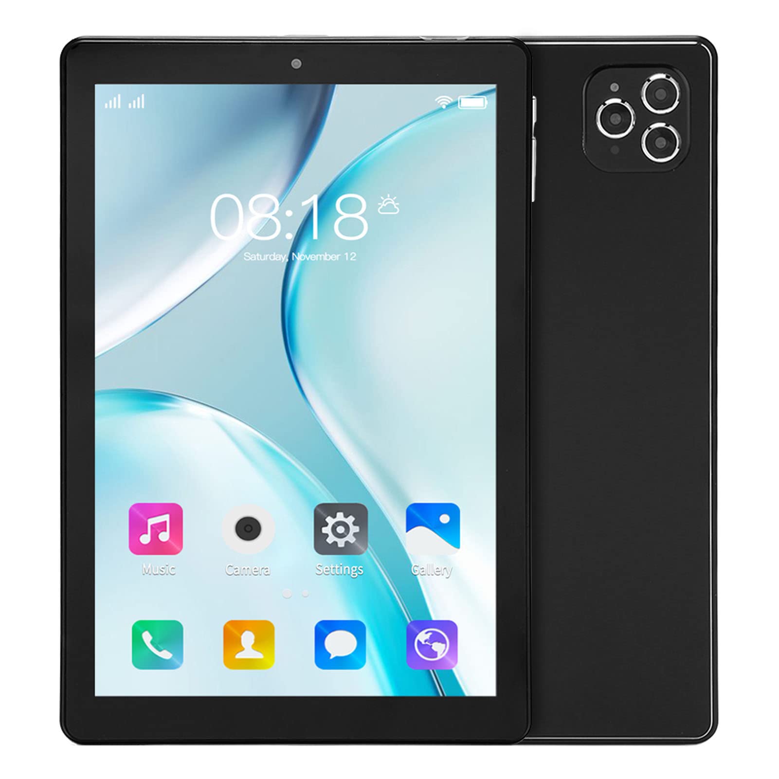 10.1 Inch Android 11 Tablet, Smart Gaming Tablet, Octa Core CPU, 4GB RAM 64GB ROM, 8MP+16MP Camera, IPS Display, BT5.0, 2.4G/5G WiFi, Dual Speaker, Dual SIM Slot, 8800mAh Battery (Black)