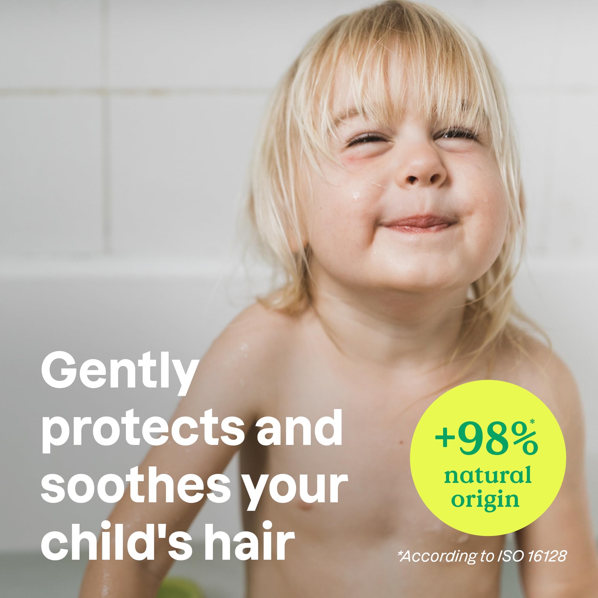 ATTITUDE Natural Conditioner for Kids, Hypoallergenic, Vegan, Plant- and Mineral-Based, Vegan and Cruelty-free, Mango, 8 Fl Oz (11118)