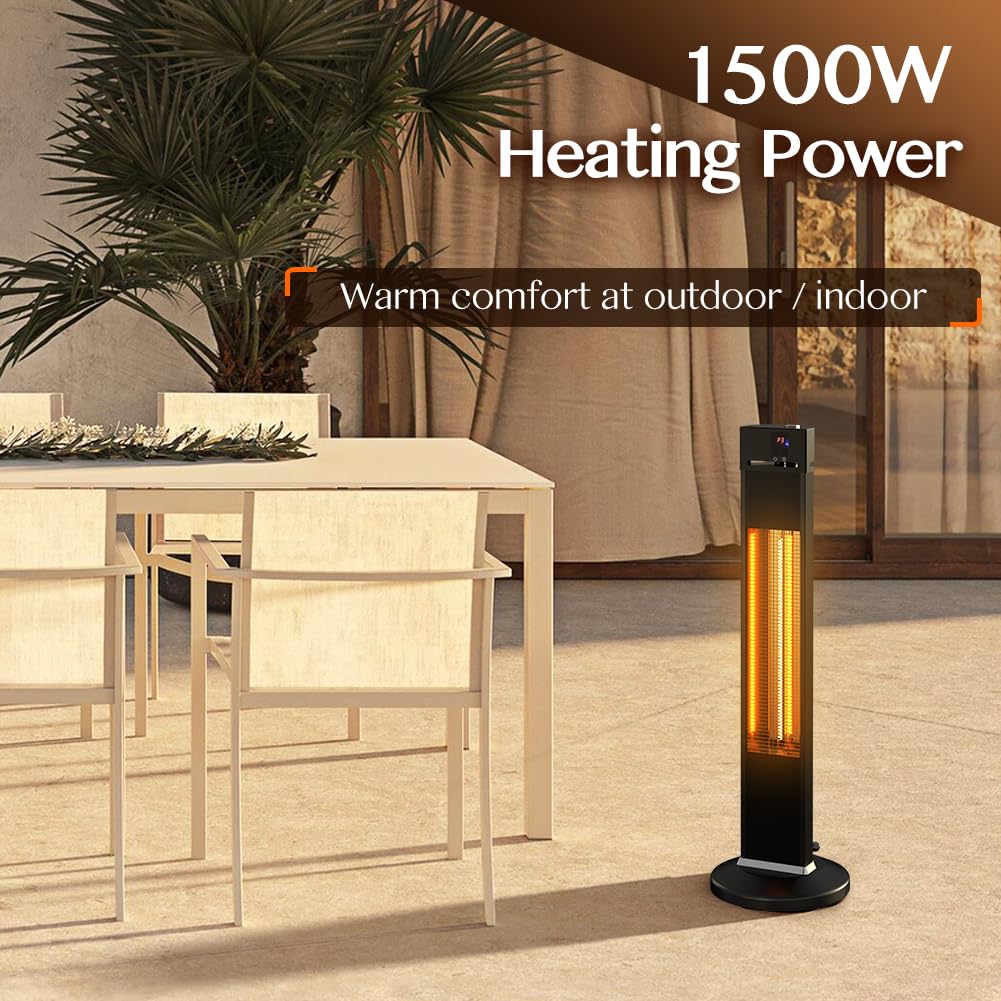 1500W Hanging Yard Heater,Ceiling heater,Hanging patio heater, courtyard electric heater, infrared heater, ceiling electric heater 3S Fast Heating,Great Room, Garage,Ceiling Mount