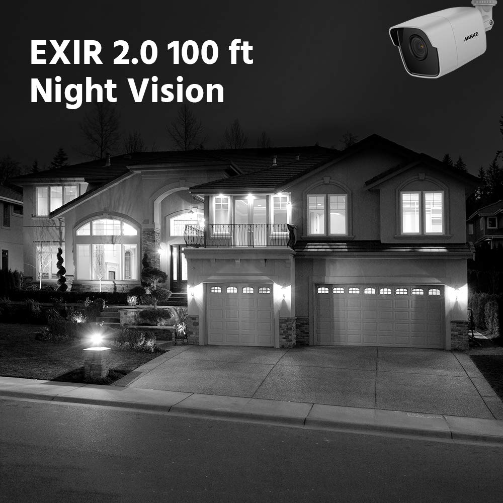 ANNKE 16 Channel 5MP Security Camera Systems H.265+ 5MP Lite DVR with 2TB Hard Drive, 16pcs 5MP Indoor Outdoor Surveillance Cameras, Easy Remote Monitoring, 100ft Super Night Vision