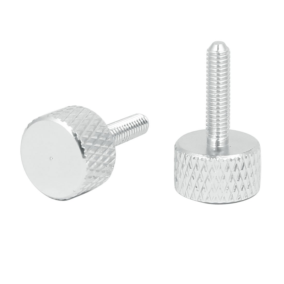 Aexit Computer PC Cleaning & Repair Graphics Card Knurled Head Thumb Screws Silver Tone Computer Screws M3x12mm 4pcs