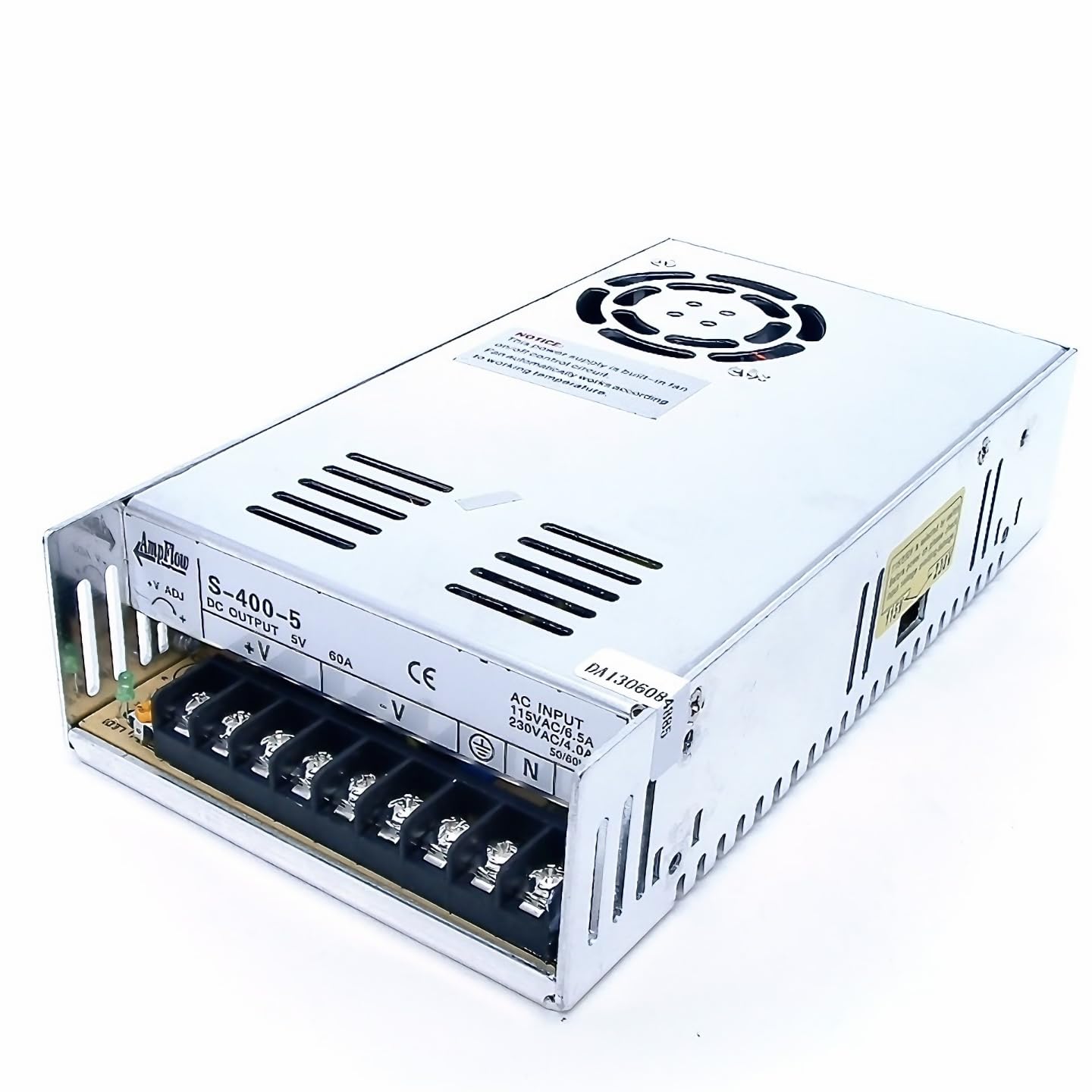 AmpFlow S-400-12 400W, 33A, 12V DC Power Supply