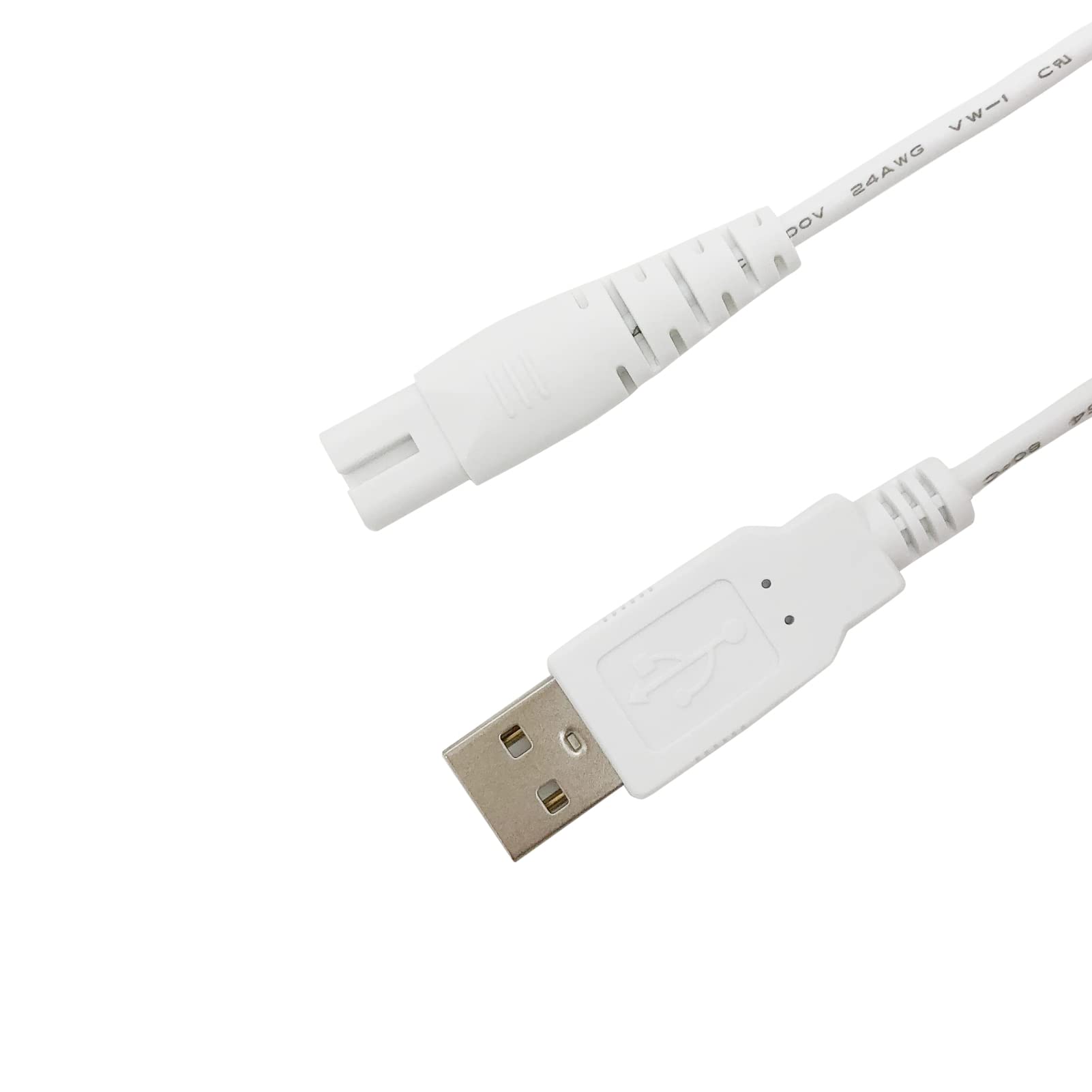 Charger Cord Replacement for Nicwell/Insmart/Nicefeel/Fairywill/Tovendor/Yafex/Hangsun Water Flosser, Charging Cable 2-Pack