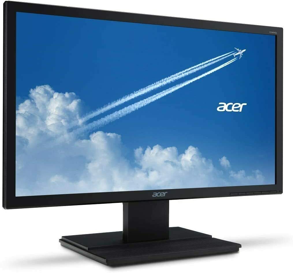 Acer V246HQL bmdp - LED Monitor - 23.6" (23.6" viewable) - 1920 x 1080 Full HD (1080p) @ 60 Hz - VA