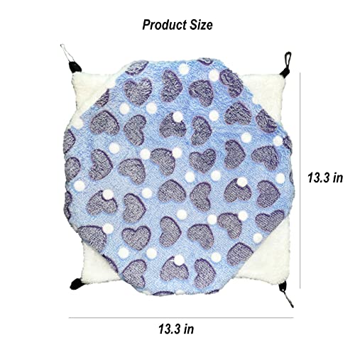 2 Pieces Guinea Pig Rat Hammock, Bunkbed Guinea Pet Small Animal Hanging Hammock Hamster Ferret Cage Accessories Toys Bed for Small Animals Chinchilla Parrot Ferret Squirrel Sugar Glider Playing